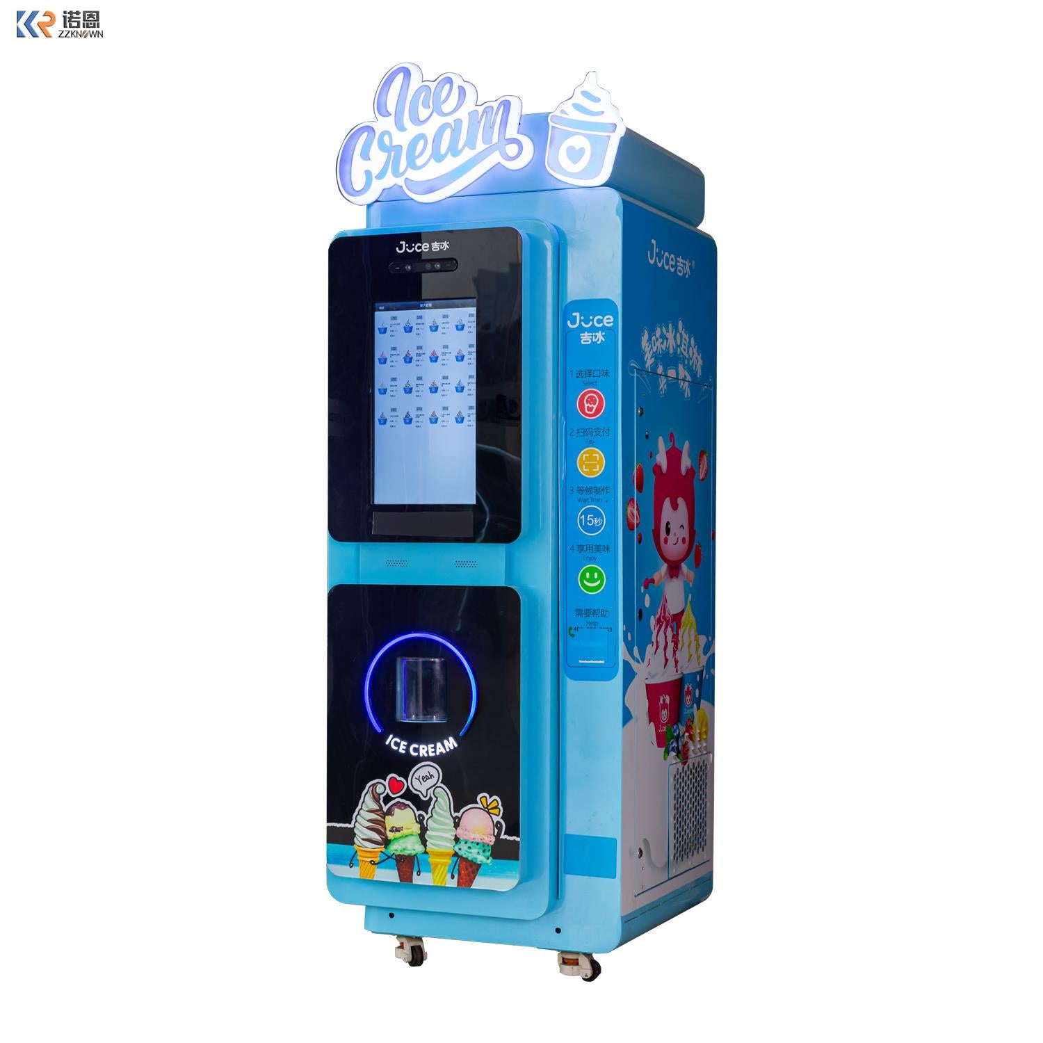 Automatic Soft Ice Cream Vending Machine – Excaliburs legend -Merlin ...