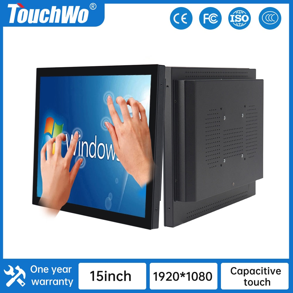 TouchWo 15 inch Open Frame Capacitive Touch Screen All In One Fanless ...